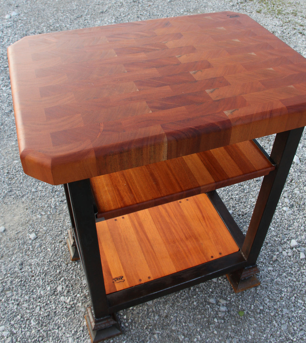 Island-- Old World Butcher Block Island – Foxcreek Baskets