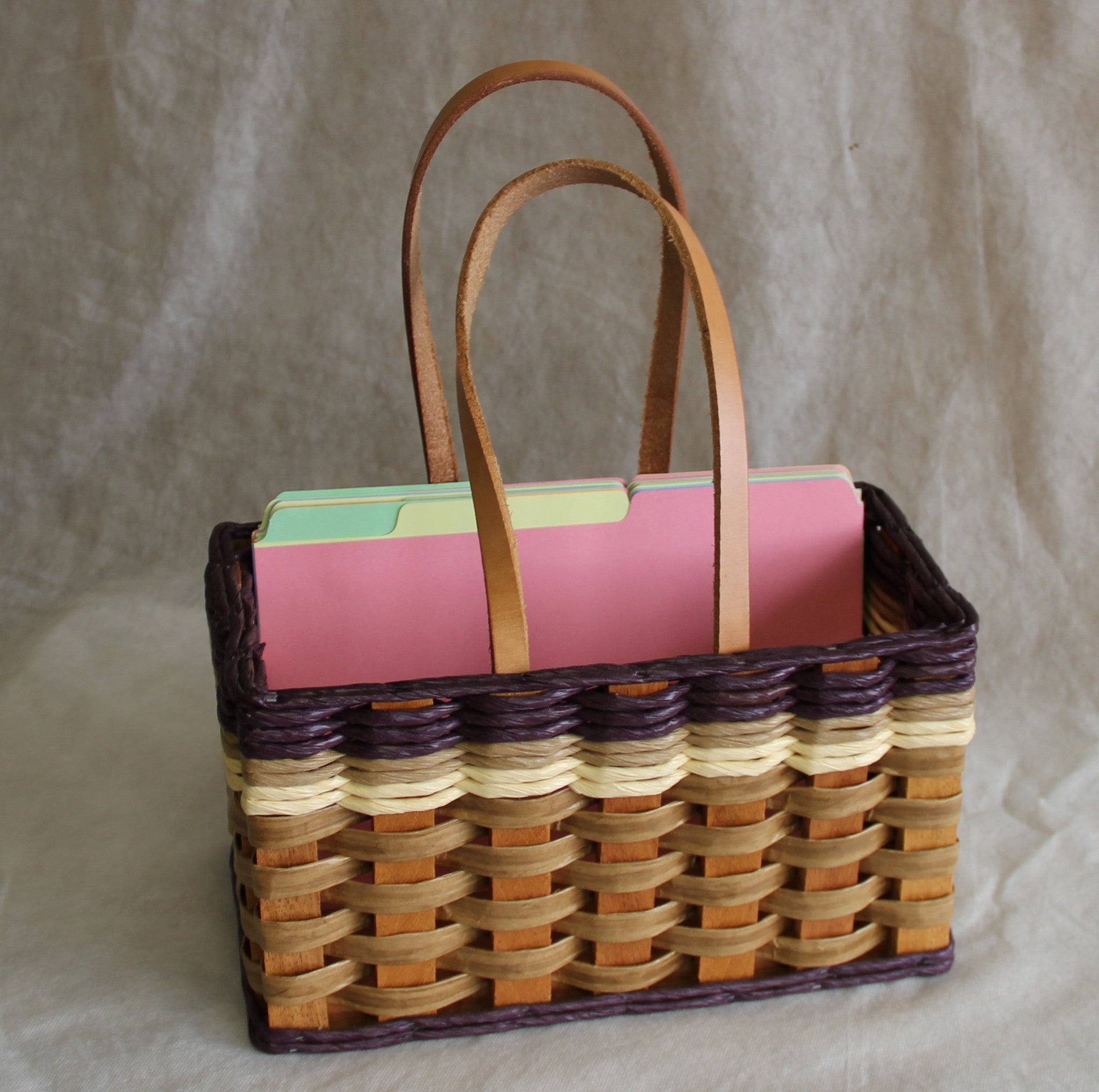 Coupon Organizer Basket – Foxcreek Baskets