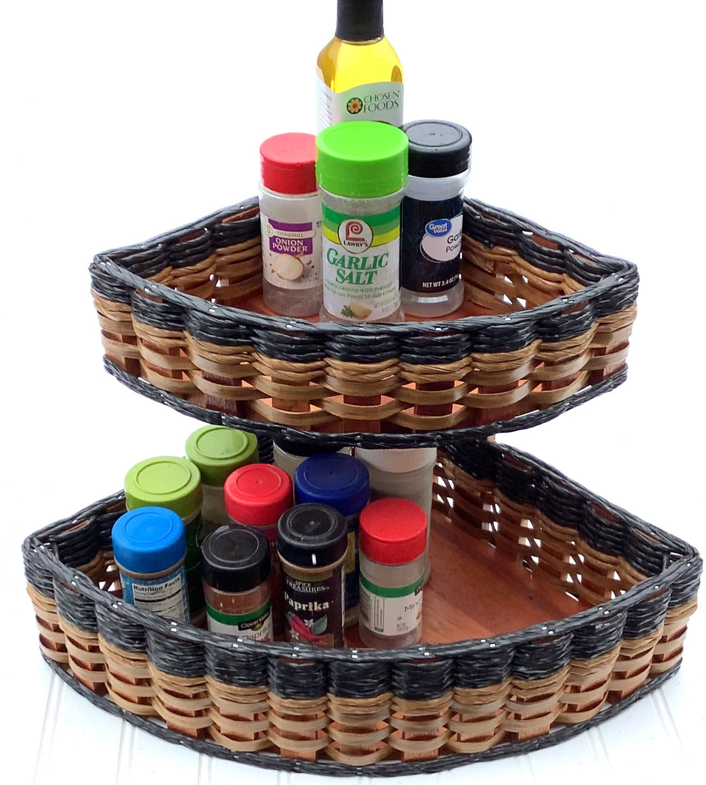 Double Corner Basket – Foxcreek Baskets