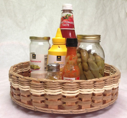 13 inch Lazy Susan Basket – Foxcreek Baskets