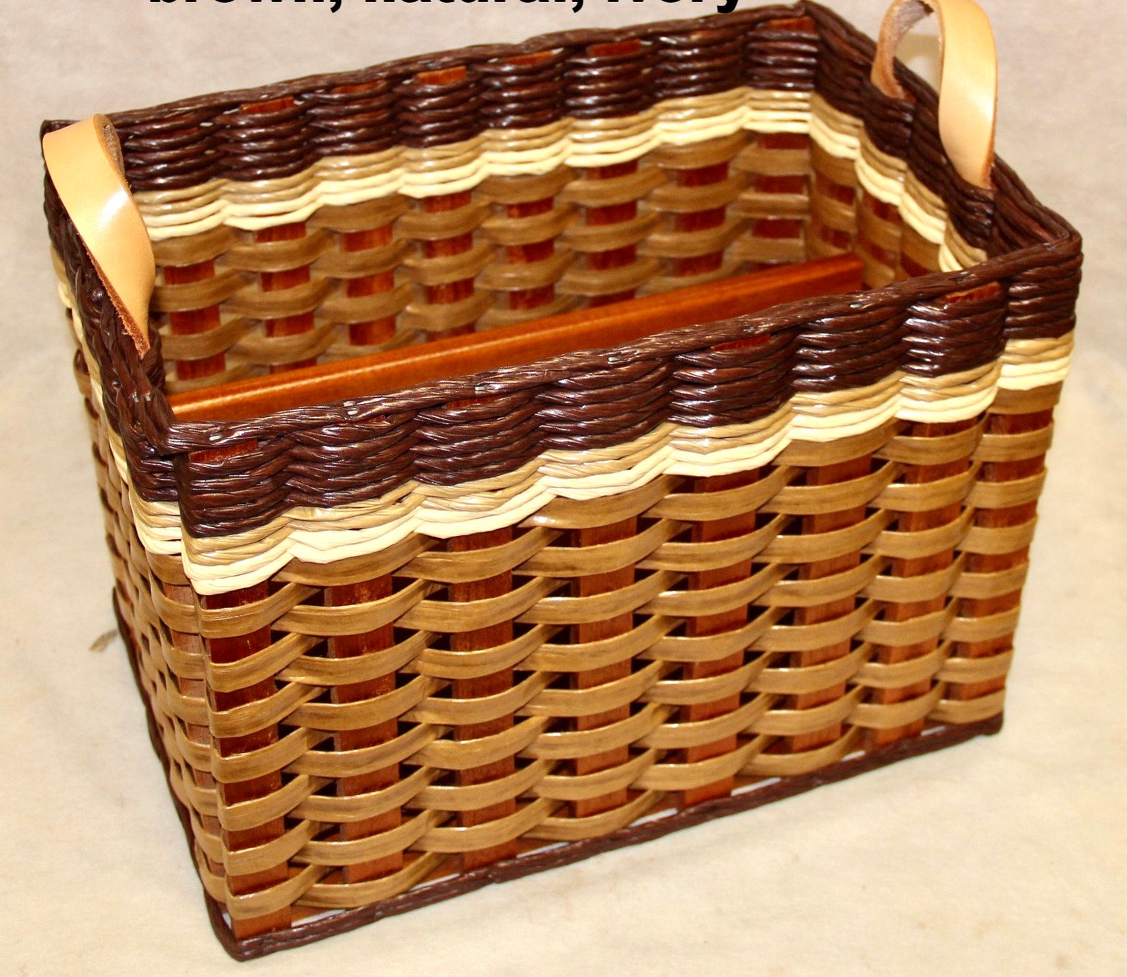 File Organizer Basket – Foxcreek Baskets