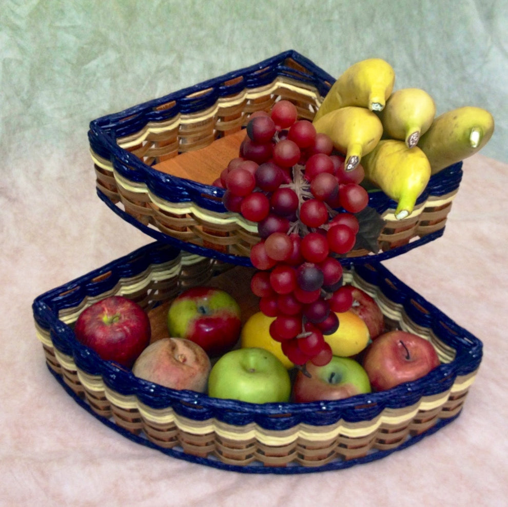 Double Corner Basket – Foxcreek Baskets