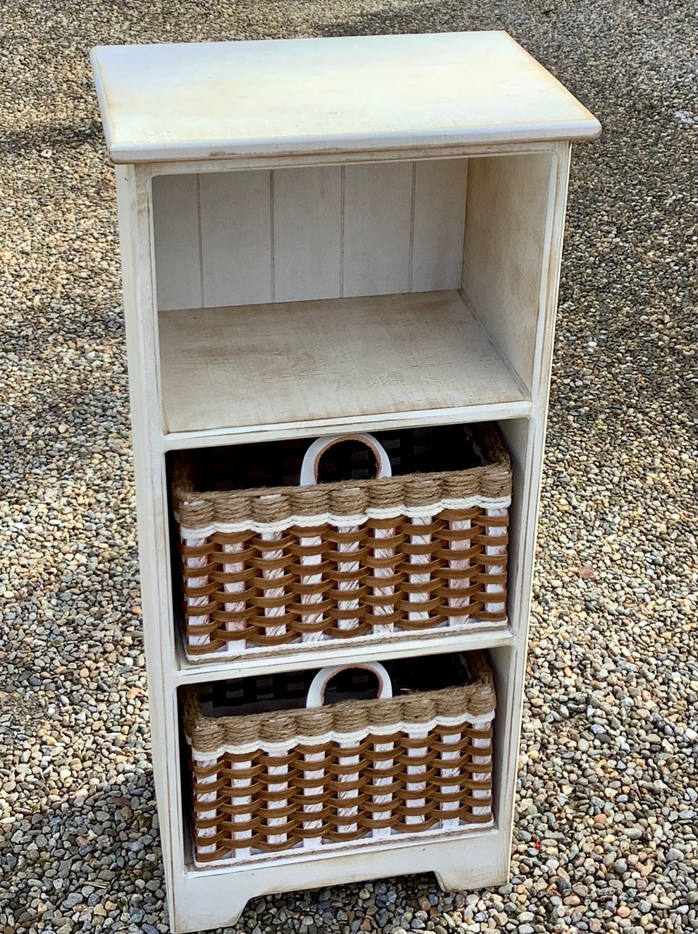 Cubby Book Shelf Unit w/three Cubbies – Foxcreek Baskets