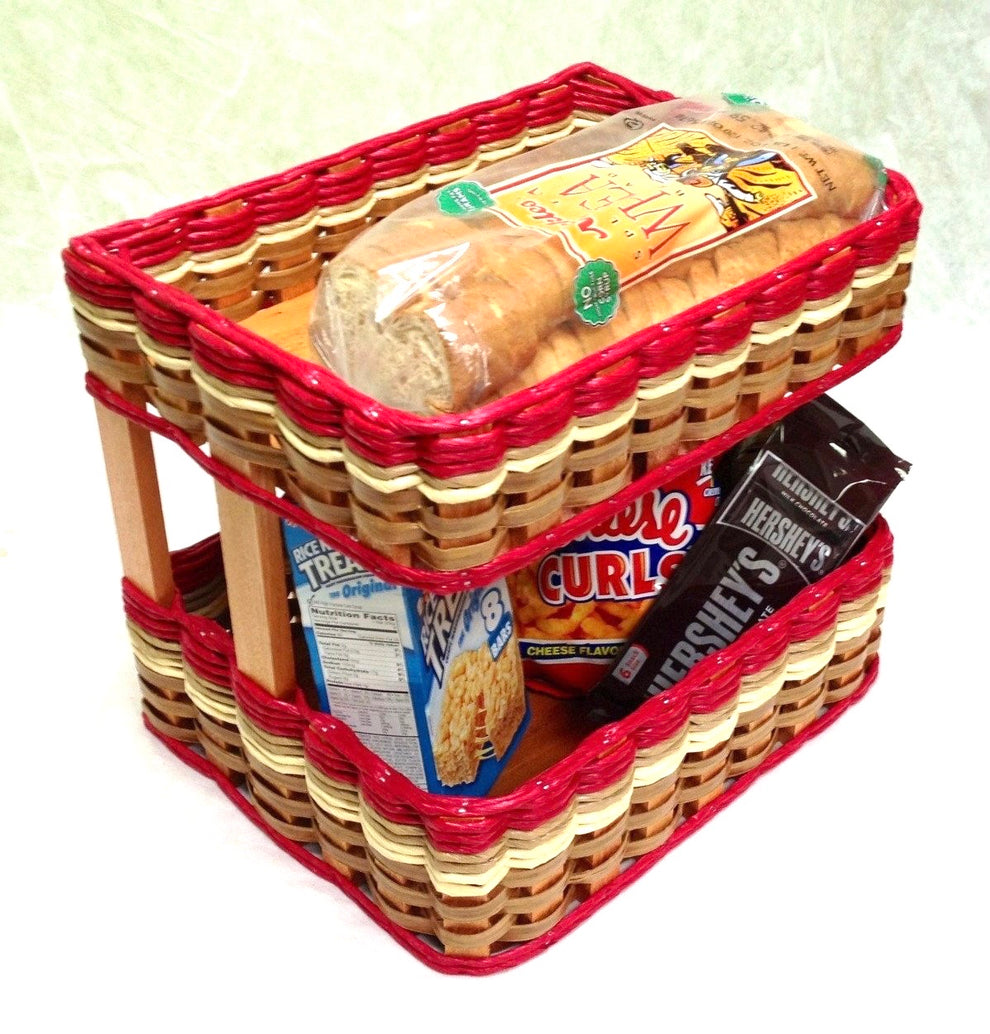 Double Bread and Pastry Basket – Foxcreek Baskets
